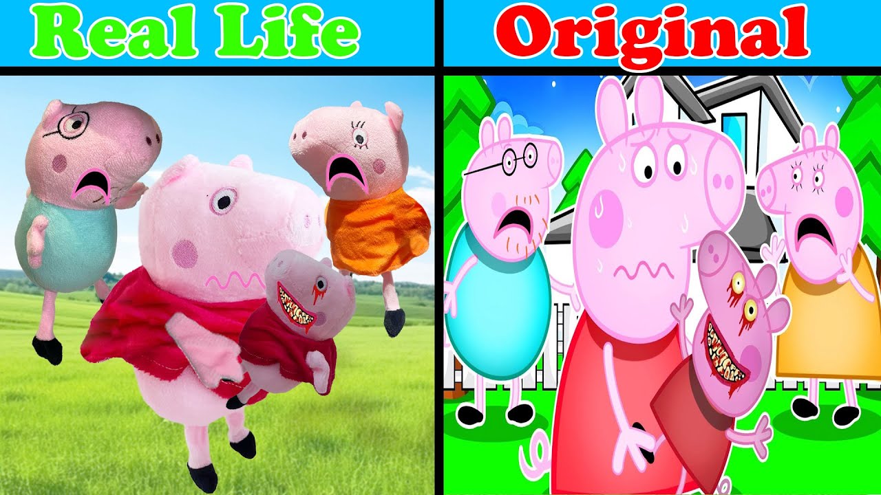 Oh no! The demon Peppa Pig has come to life - Peppa Pig Original vs ...