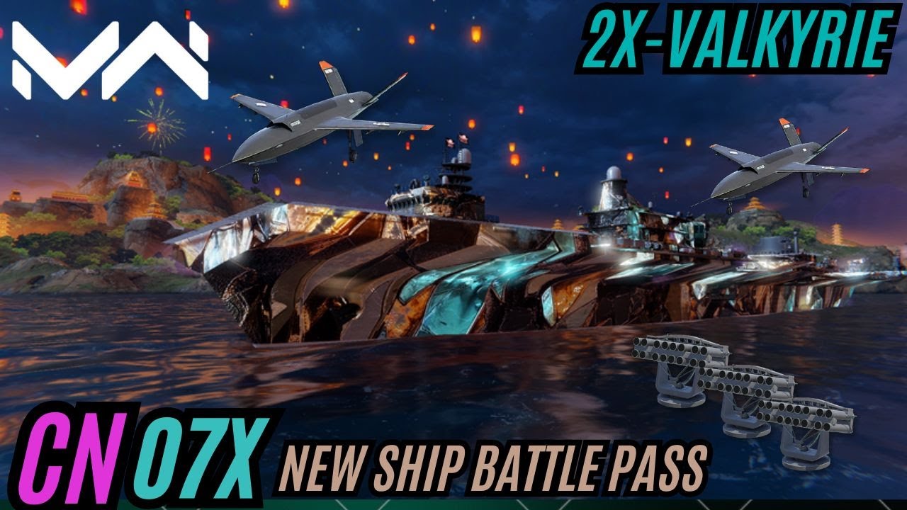 CN 07X - New Ship Battlepass in February | Modern Warships - YouTube