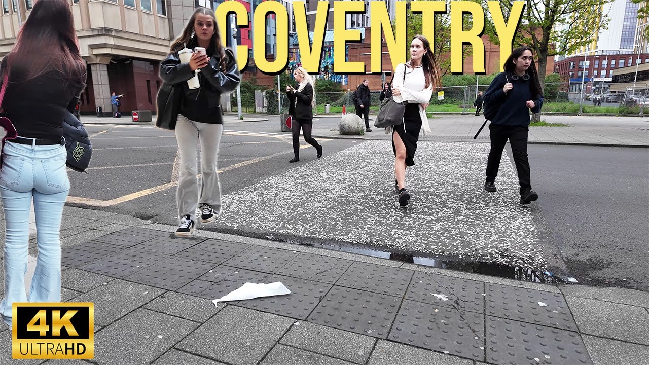 Coventry - City Tour 2024| Walking The Streets of Coventry | Central ...