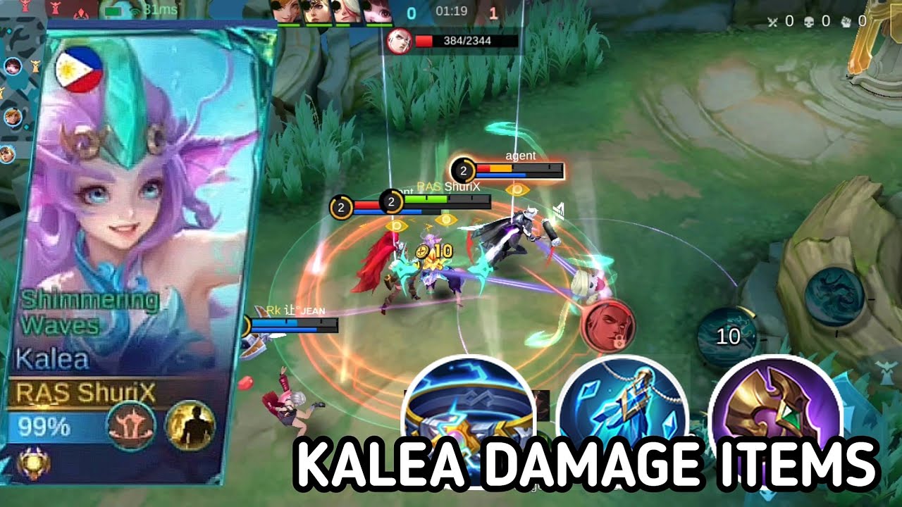 Kalea Damage Build Roamer Gameplay Mobile Legends - YouTube