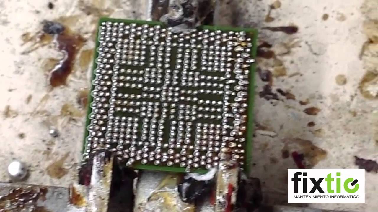 Reballing Chip de Video - YouTube