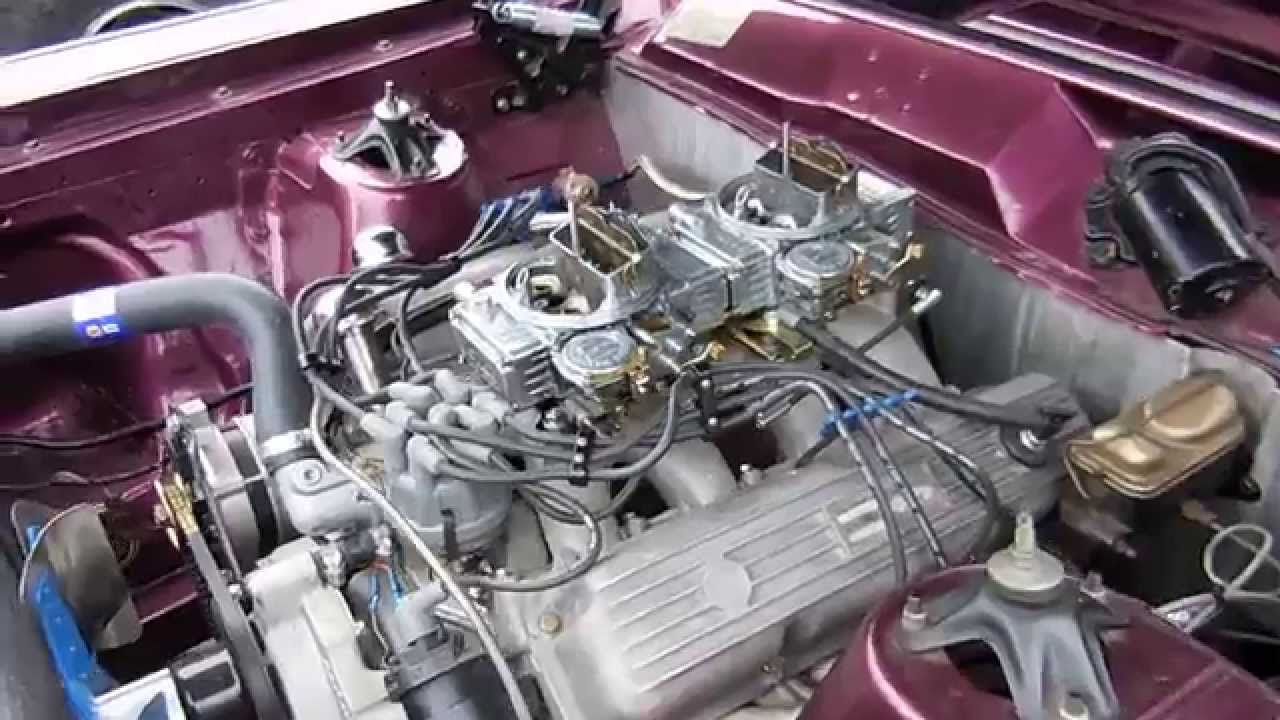 1967 427 Fairlane engine bay - YouTube