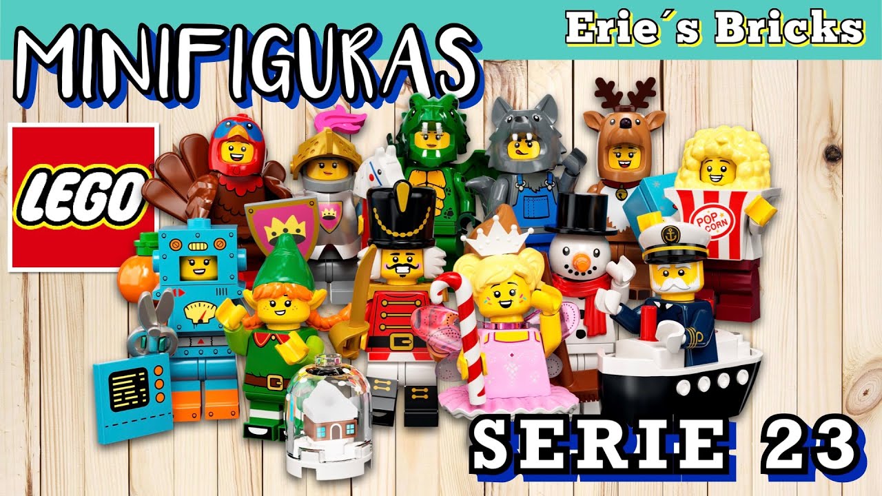 Todas las Minifiguras serie 23 LEGO por la ciudad | Minifigures - YouTube