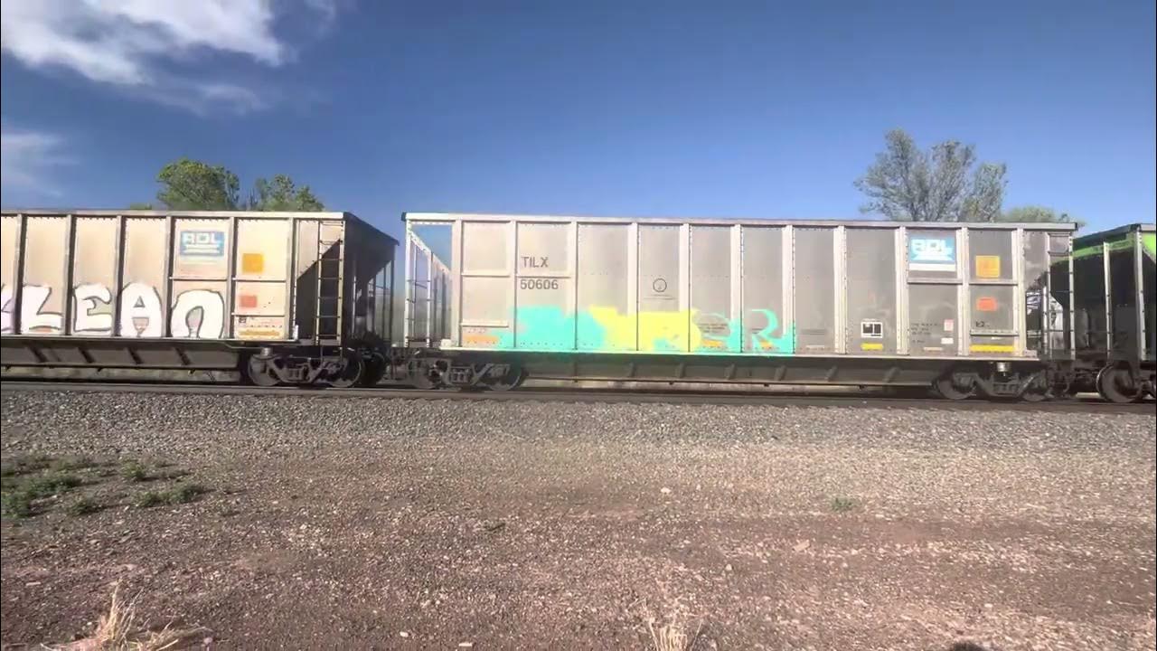 BNSF #8410 Leading & SB Loaded Energy Coal Train With Two DP ACe’s Unit’s 5/5/23 - YouTube