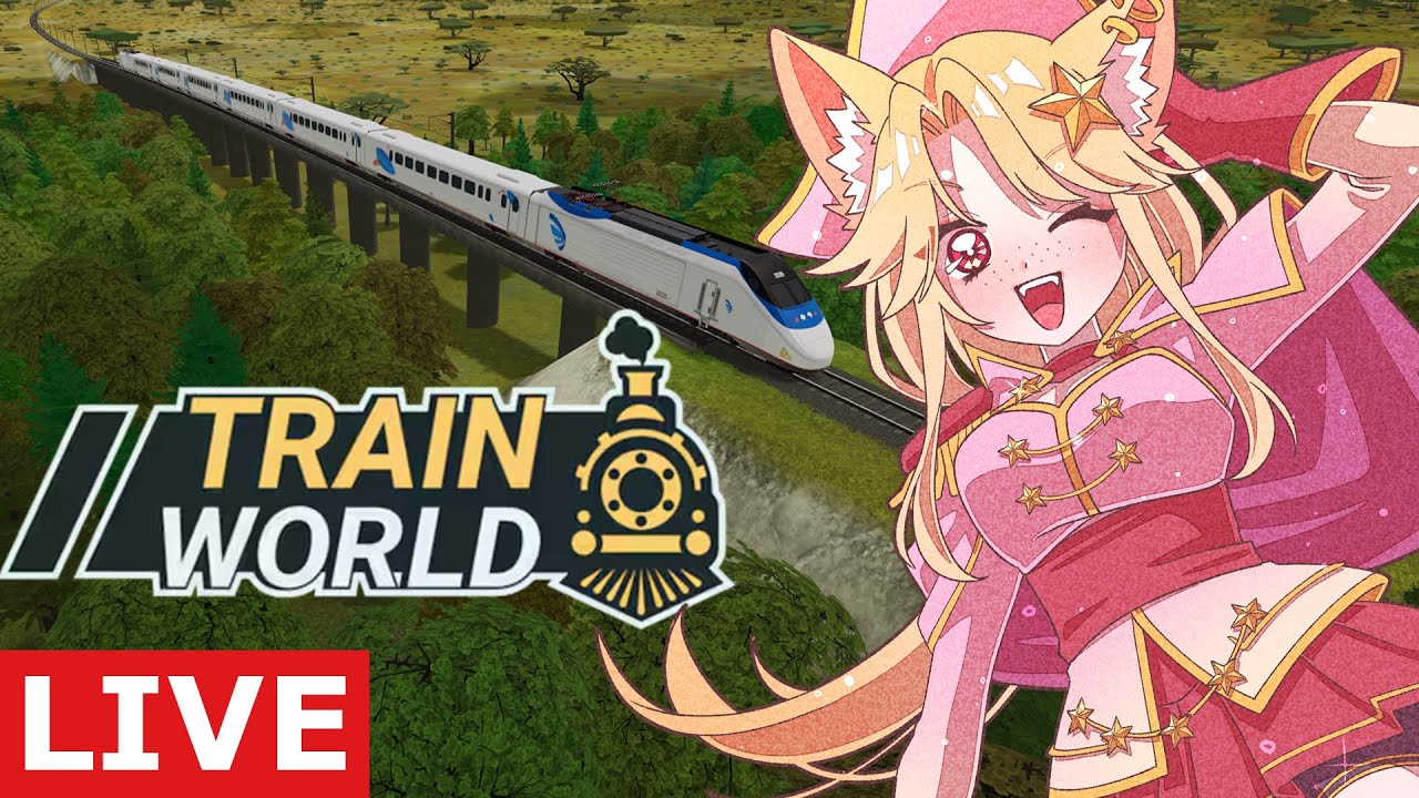 🔴 TRAIN WORLD | choo choo🚂 #1【VTUBER 】 - YouTube