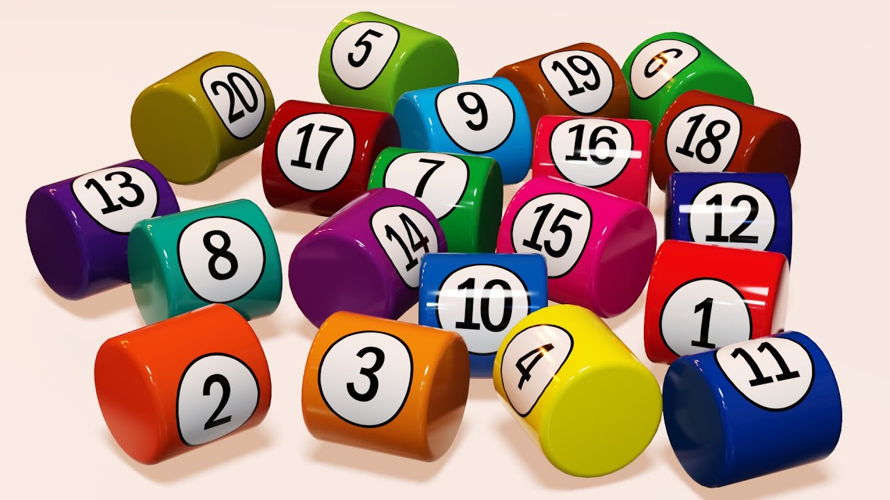 Colorful Number Cylinders for Toddlers and Preschoolers - YouTube