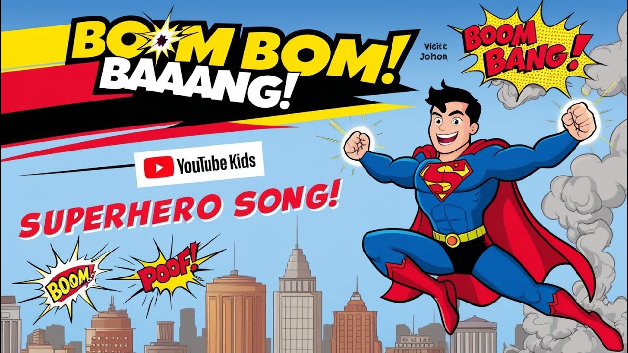 Boom Boom, Baaang! Exciting Superhero Song for Kids | Catchy & Fun ...