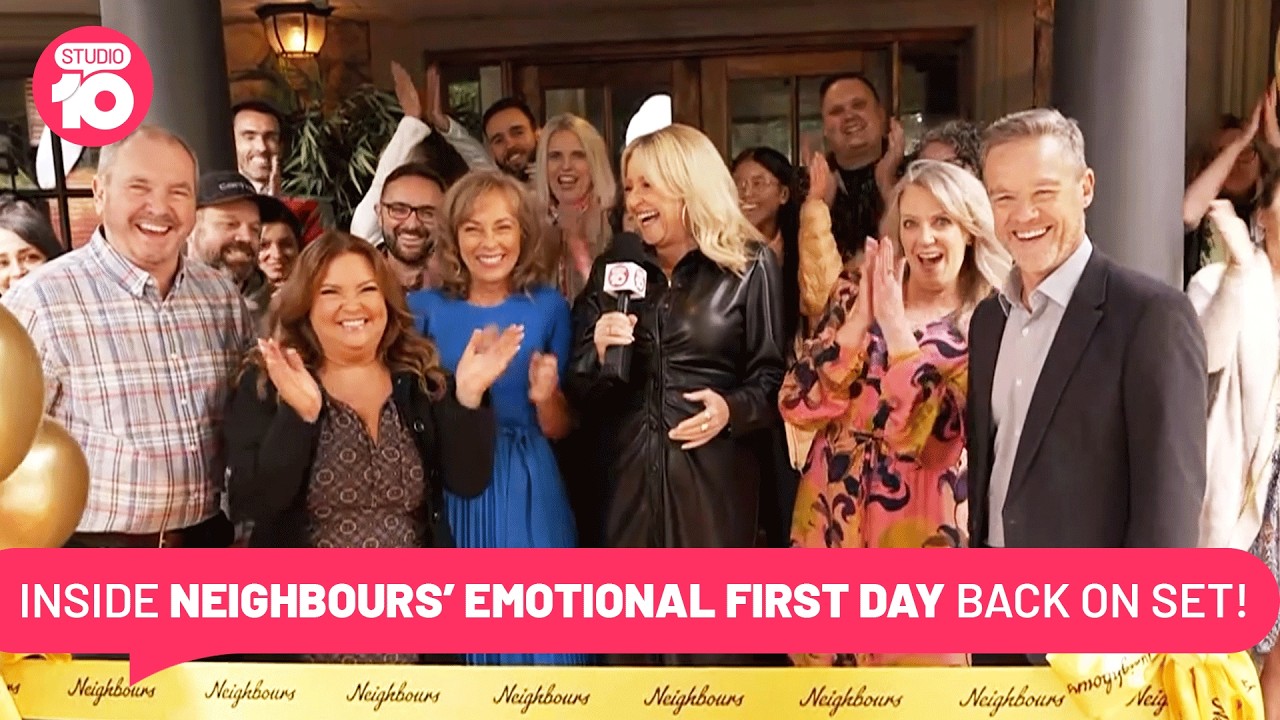 Neighbours Revival: Emotional Return & First Day Back on Set 🎬 ️🏡 ...
