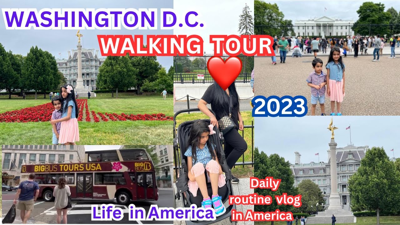 Washington DC Walking Tour 2023 [4k] Summer Evening Walking Tour ...