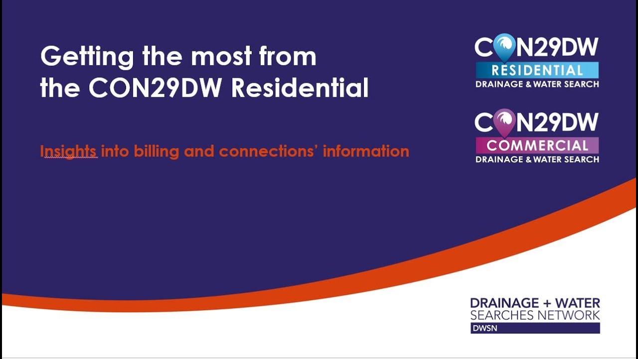 Getting the most from the CON29DW Residential search: Insights into ...