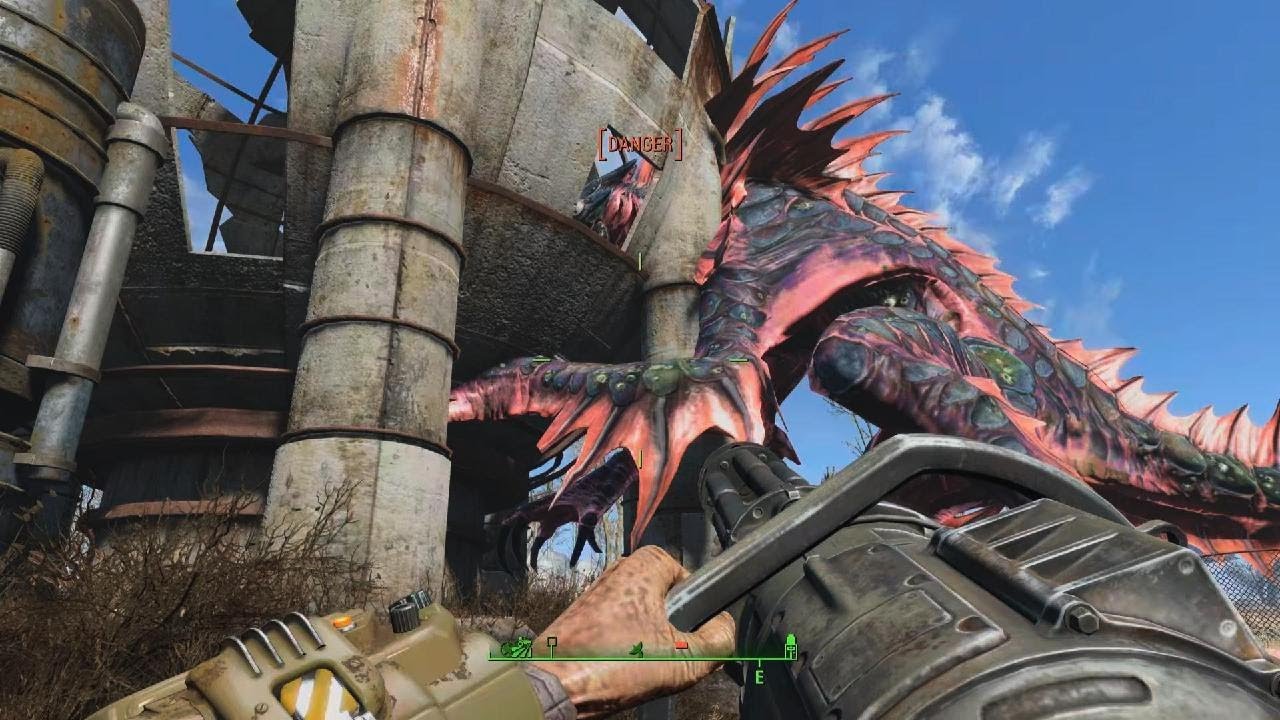 Fallout 4 Giant MIRELURK KING - YouTube