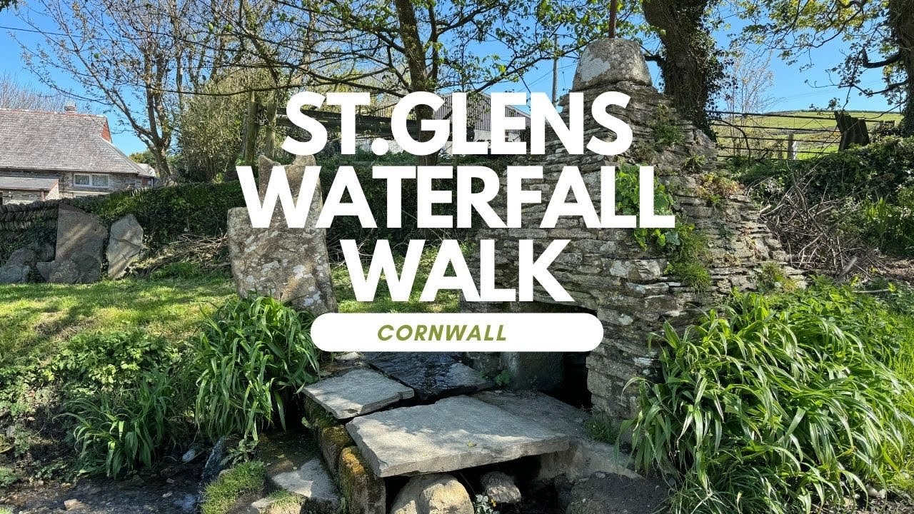St Glen's Waterfall Walk Cornwall - YouTube