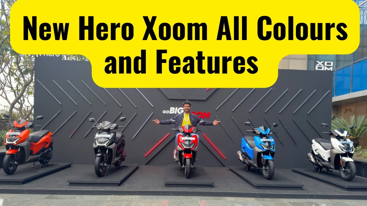 Hero zoom or xoom 110 All Colours and Features | Exclusive 2023 | hero ...