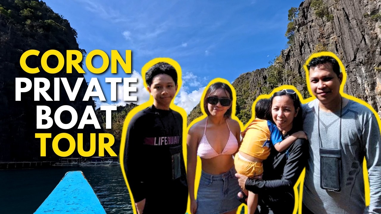 $181 CORON PRIVATE BOAT TOUR FAMILY TRAVEL ADVENTURES TO CORON PALAWAN ...