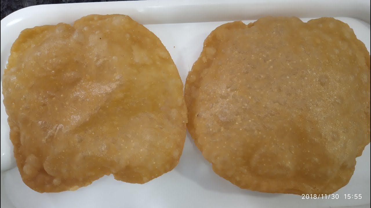 poori / பூரி /manpandam samayal - YouTube