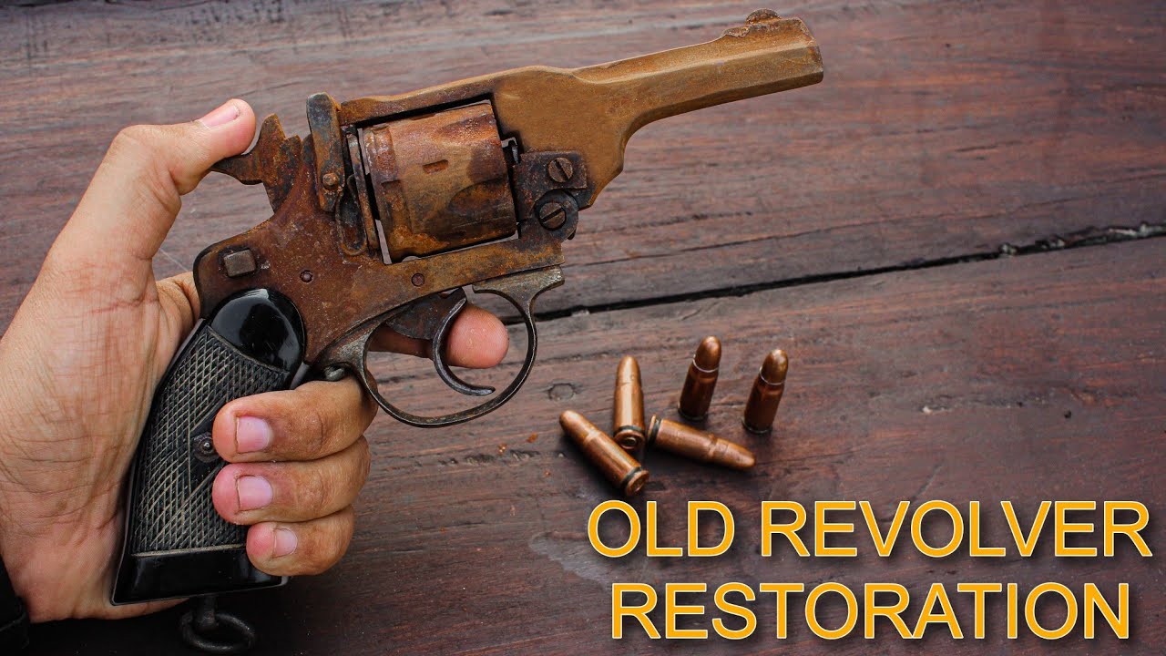 Rusty webley revolver restoration | 1930s gun restoration - YouTube