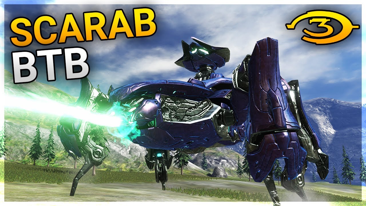 MASSIVE SCARAB BATTLE GAME NIGHT - Halo 3 Modded Gameplay - YouTube