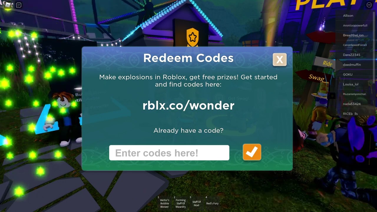 Mansion of Wonder | All Codes (7) - YouTube