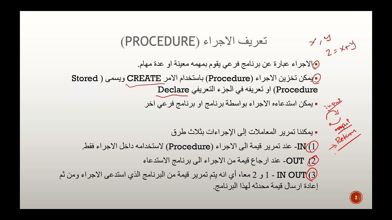 Procedure and Functions Part 1 - YouTube