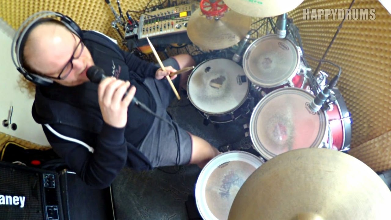 Drum Live Looping Creation On The Fly "Trying Some Beats In My Rehearsal" Happydrums - YouTube