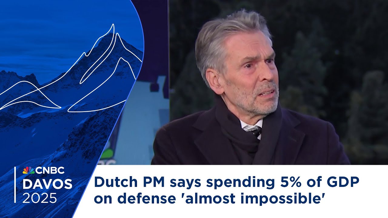 Dutch PM says spending 5% of GDP on defense 'almost impossible' - YouTube