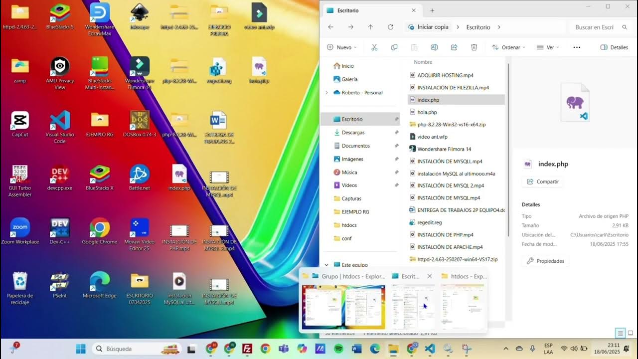 Instalación y Configuración de Apache, PHP Y MySQL, Filezilla y Cómo Adquirir un Hosting - YouTube