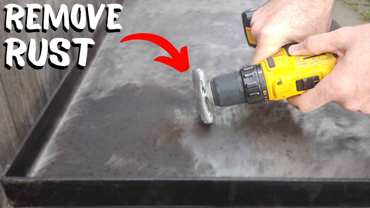 Should I Sand the Rust Off My Griddle? - YouTube