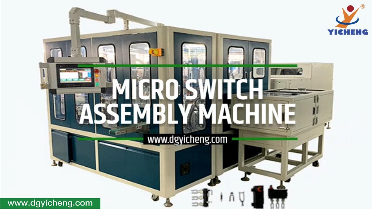 Micro Switch Assembly Machine | Industrial Automation Machine - YouTube