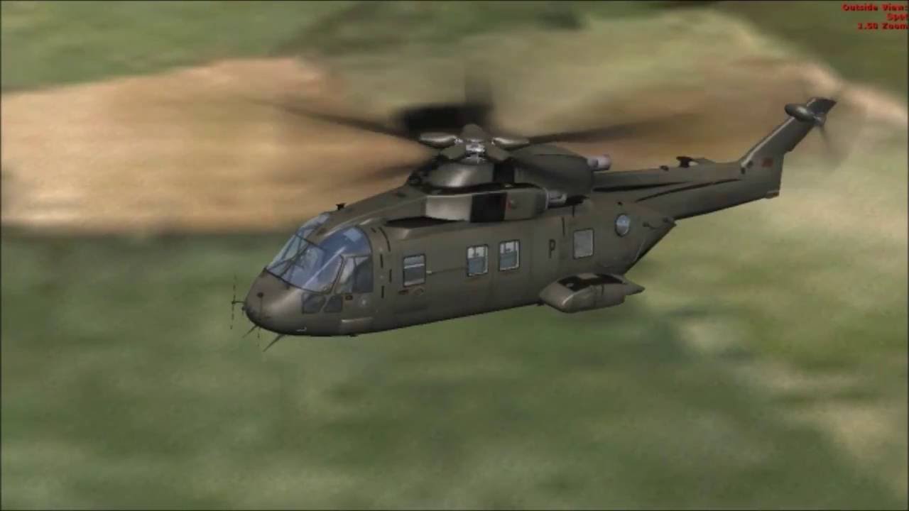 First Fime Flying A Chopper | FSX Flight Simulator - YouTube