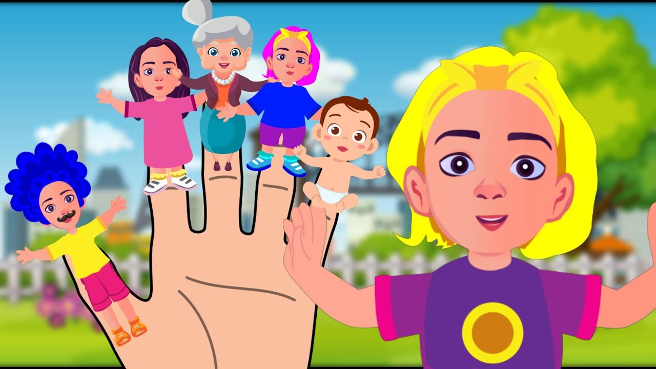 Finger Family Song - Extended Family! Daddy Finger Nursery Rhyme ...