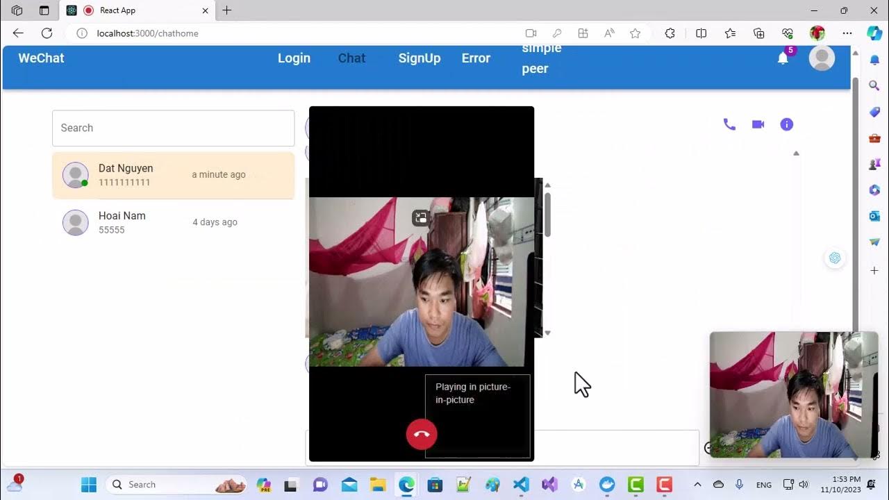 Wechat Node React Socketio Simple Peer Youtube