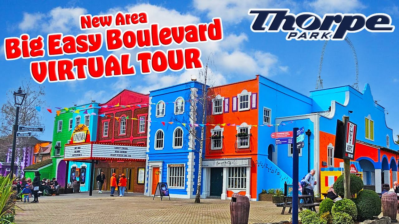 New BIG EASY BOULEVARD Walkthrough | Thorpe Park (April 2024) [4K ...