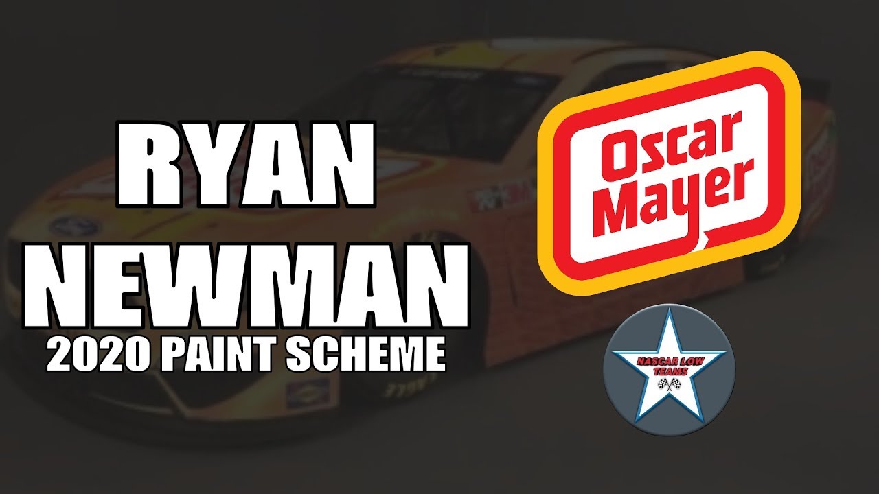 Ryan Newman 2020 Oscar Mayer Bacon Paint Scheme - YouTube
