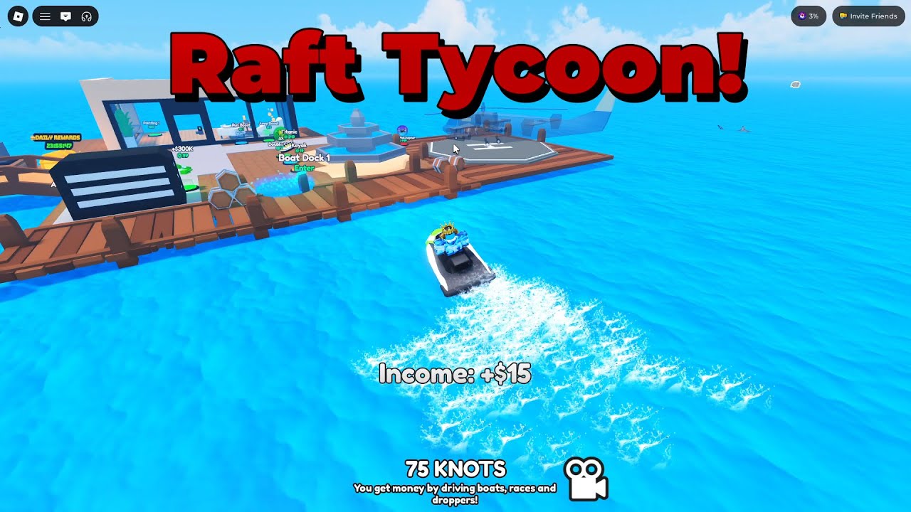 Roblox Raft Tycoon! - YouTube