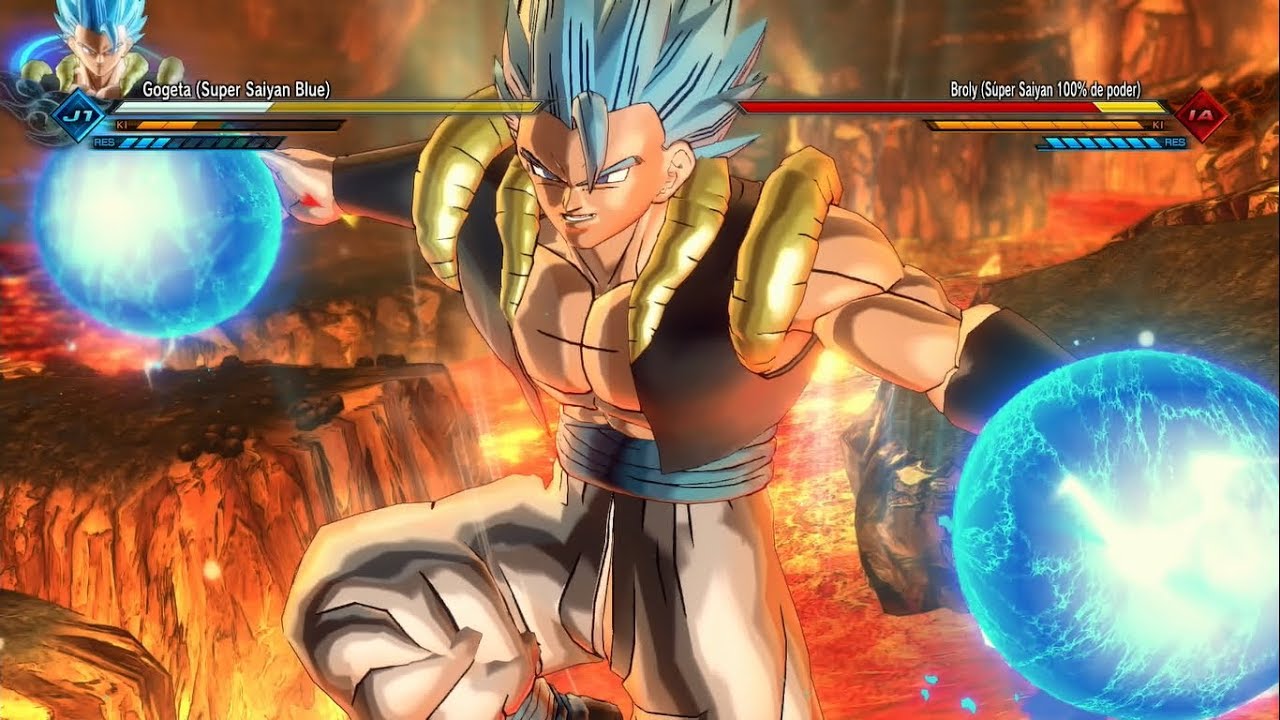 GOGETA SUPER SAIYAN BLUE FULL COMBO MOVESET (DLC 8) | Dragon Ball ...