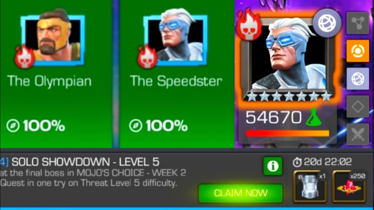 Mojo's Choice 1.2 Side Quest Threat Level 5 Boss Quicksilver One Shot ...