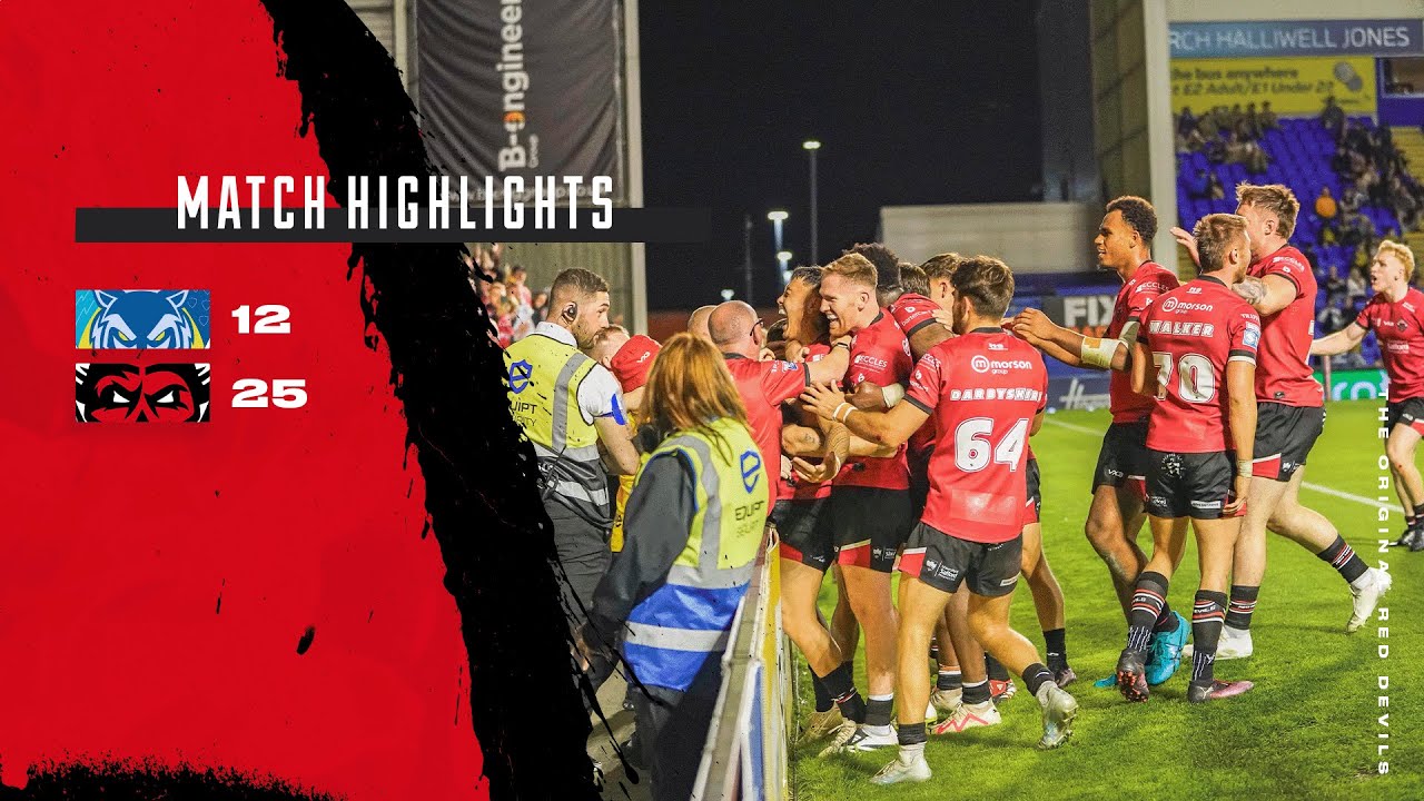 Warrington Wolves 12-25 Salford Red Devils - Match Highlights (SLR24 ...