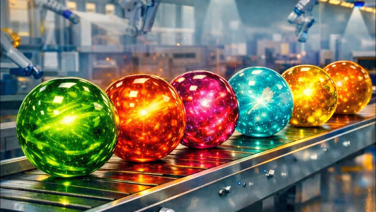 Inside the Marble Factory: From Scrap Glass to Perfect Polished Marbles ...