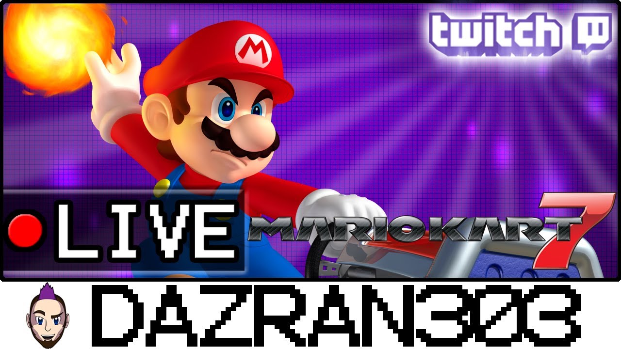 MARIO KART 7 LIVESTREAM #3 - Gameplay/Commentary With Dazran303 in MK7 ...