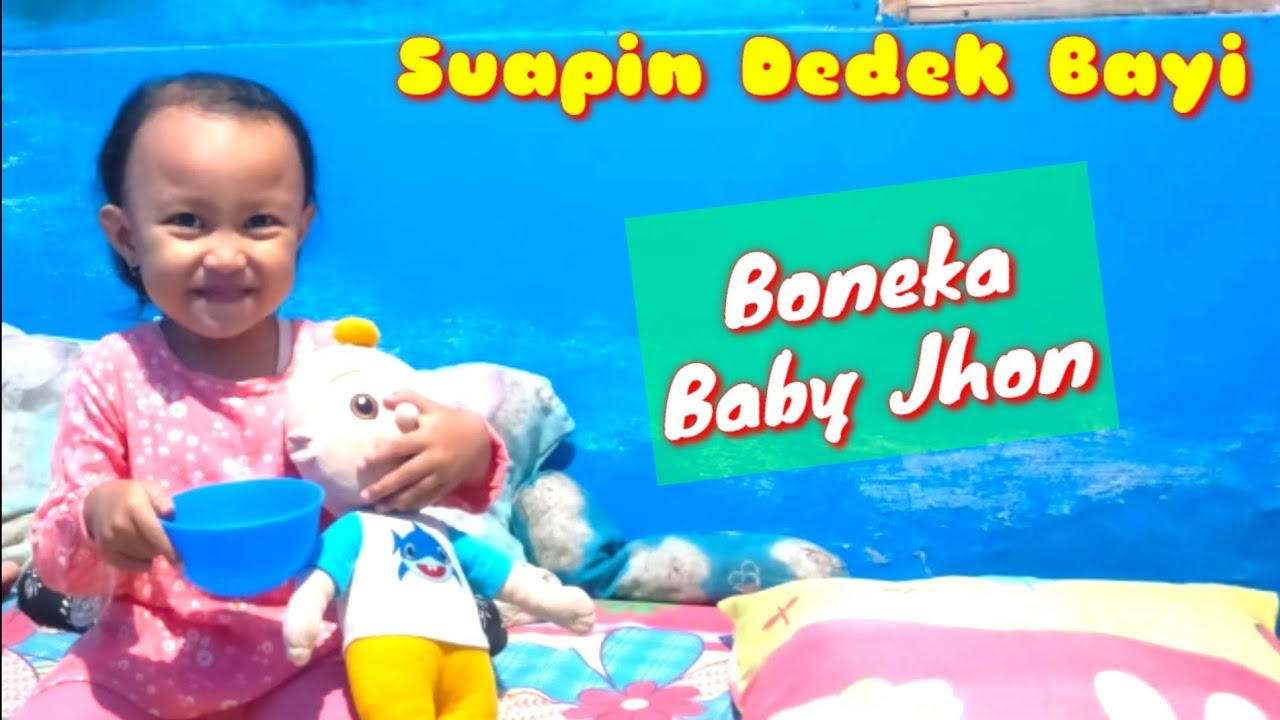 SUAPIN DEDEK BAYI BONEKA BABY JHON | LeaChannel #viralvideo - YouTube