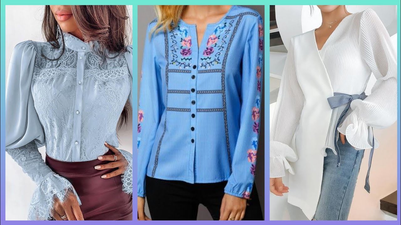 50+ most useful and trendy Long Sleeve Blouse design ideas collection ...