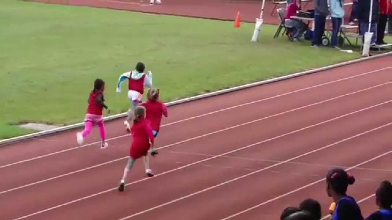 Nyah 50M Dash 4.22.14 - YouTube