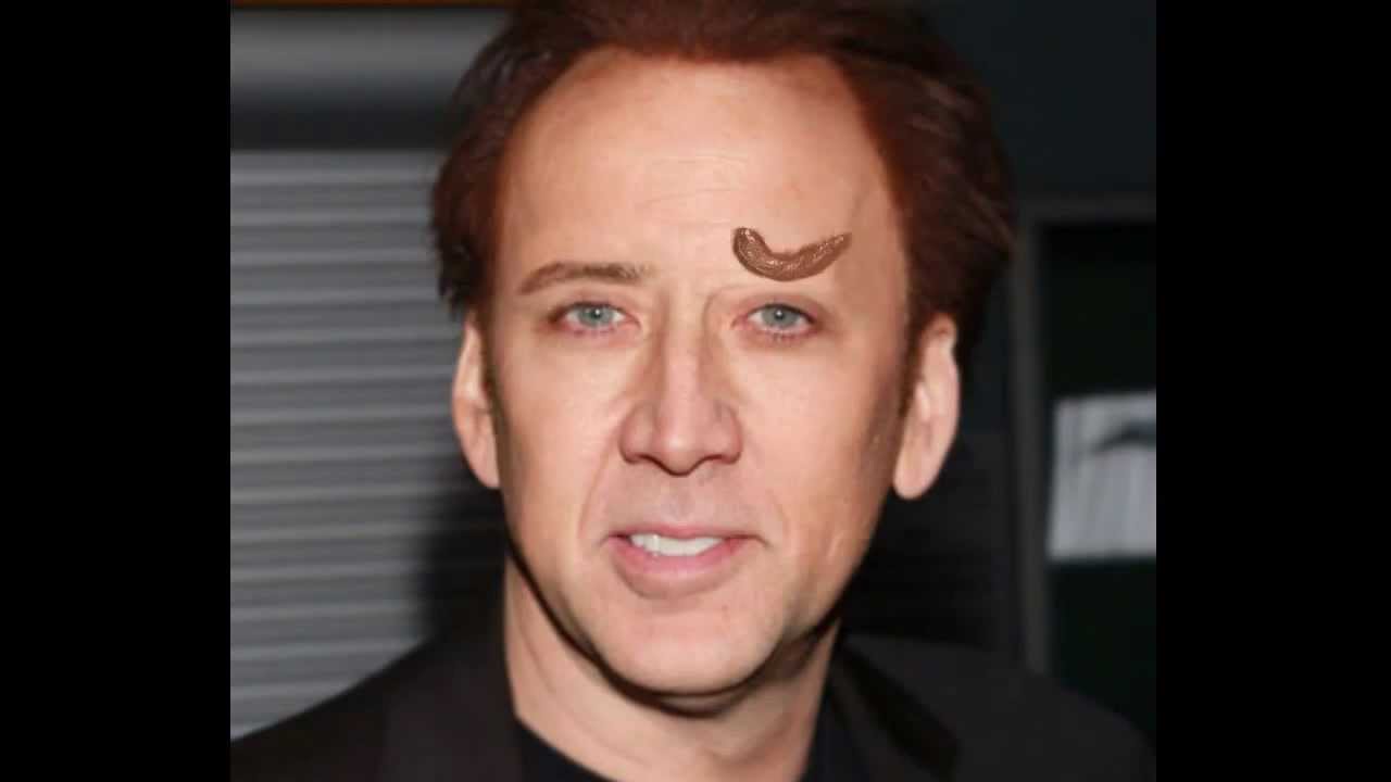 The eyebrow of Nicolas Cage - YouTube