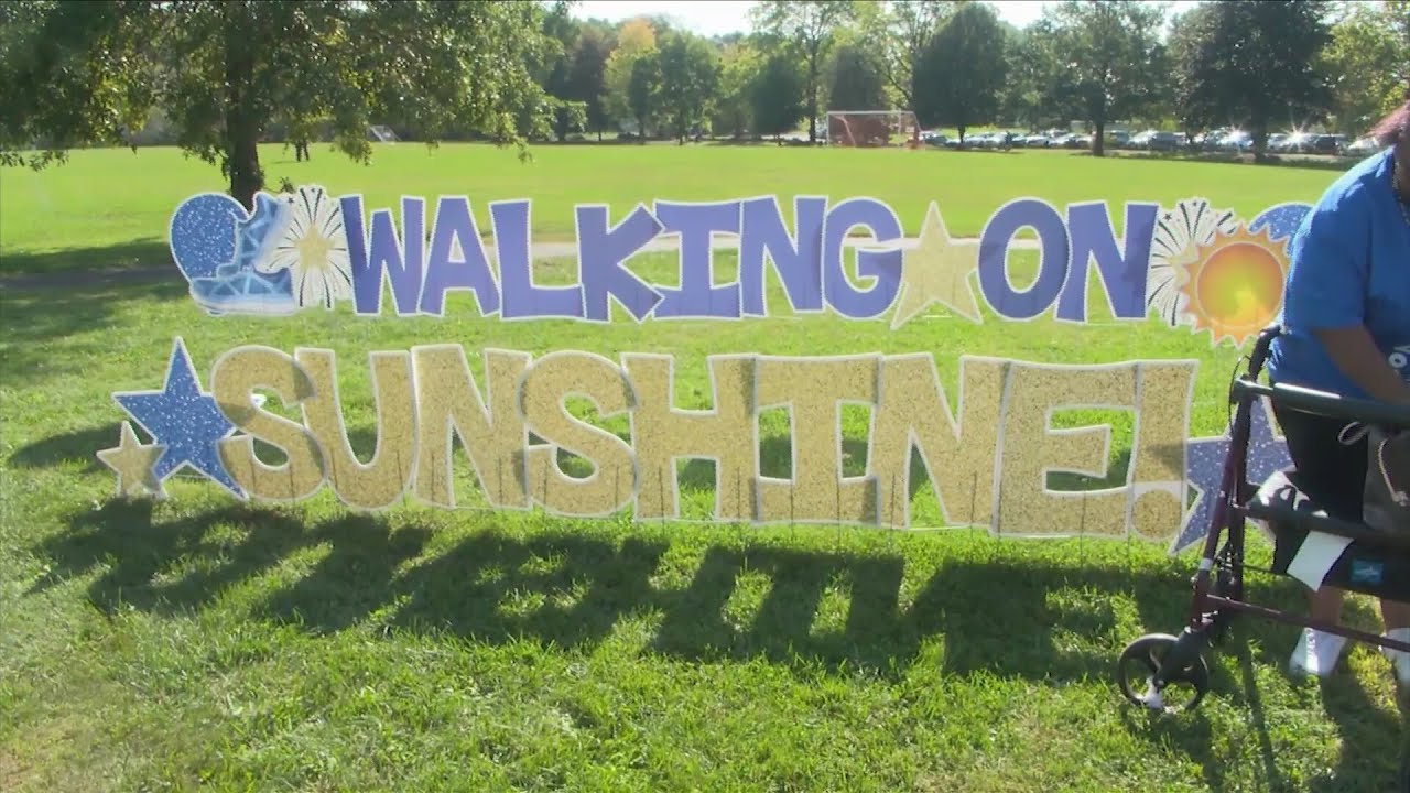 Walking on Sunshine to support Mary Cariola Center Sunday - YouTube
