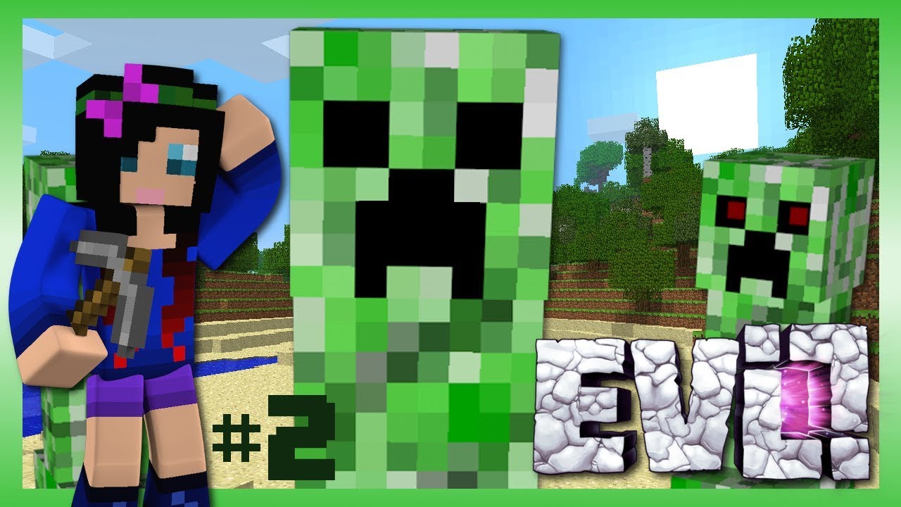 ATTACK OF THE CREEPERS! Minecraft Evolution SMP #2 - YouTube