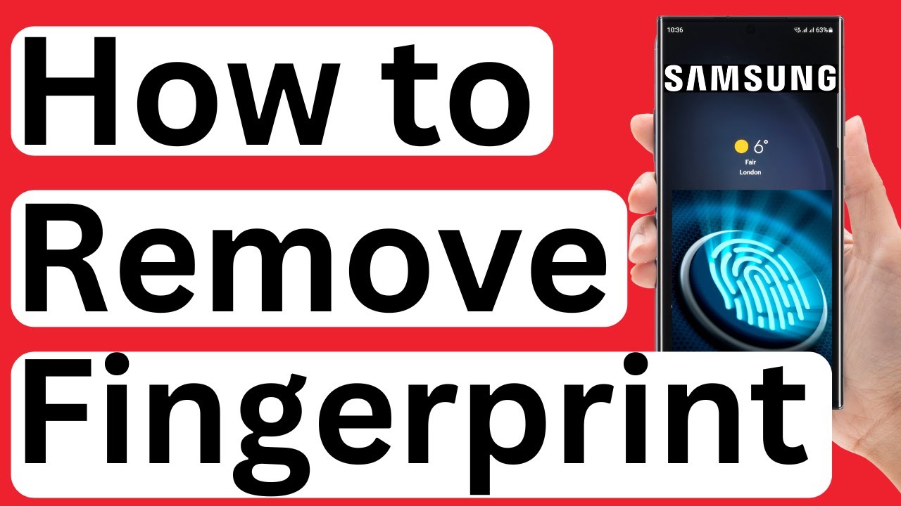 How to Remove Fingerprint in Samsung - Easy to Follow - YouTube