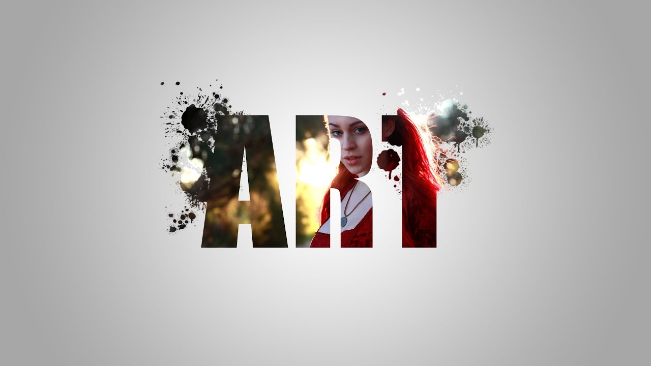 How to Put an Image Inside of Text in Photoshop | Text Art Design - YouTube