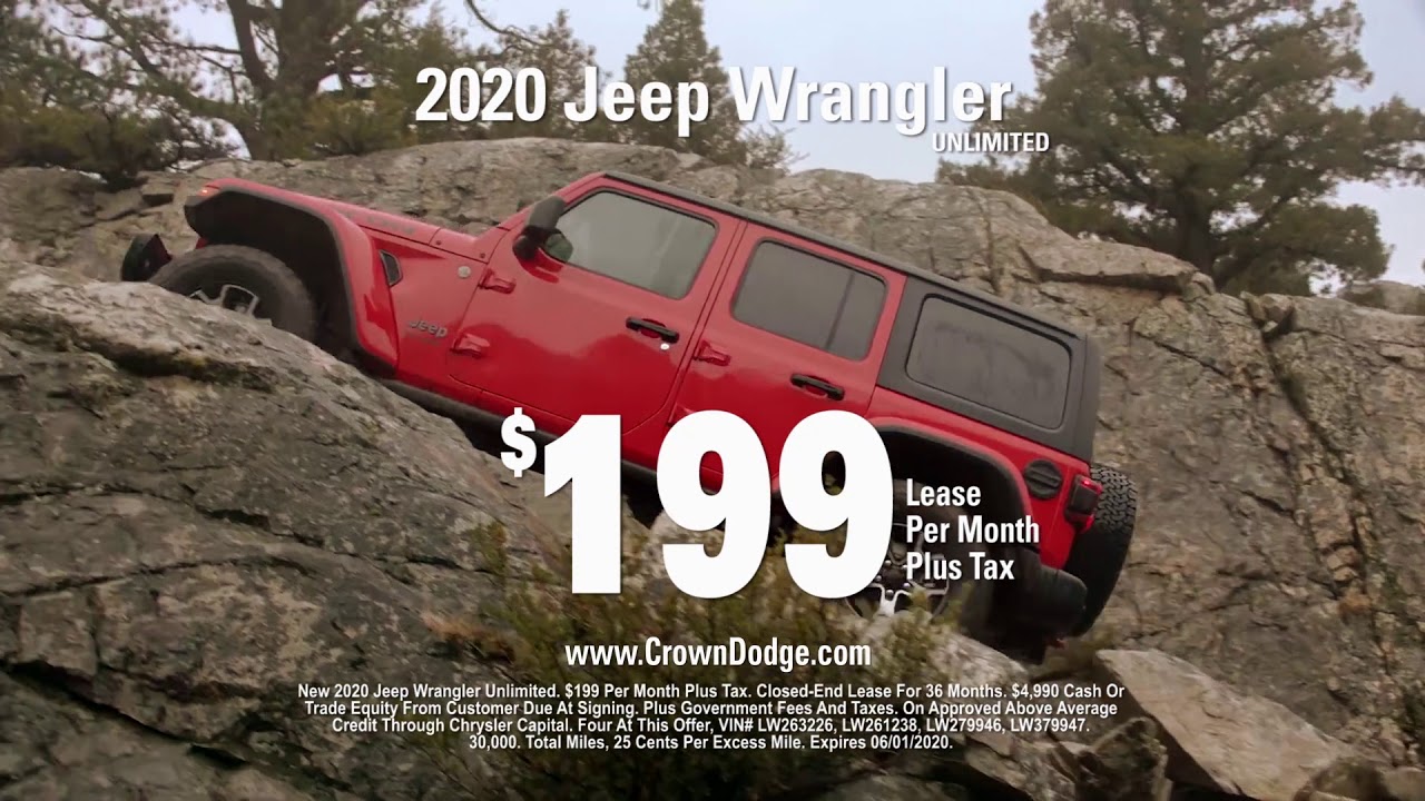 Crown CDJR - No Payment For 90 Days - Jeep - YouTube