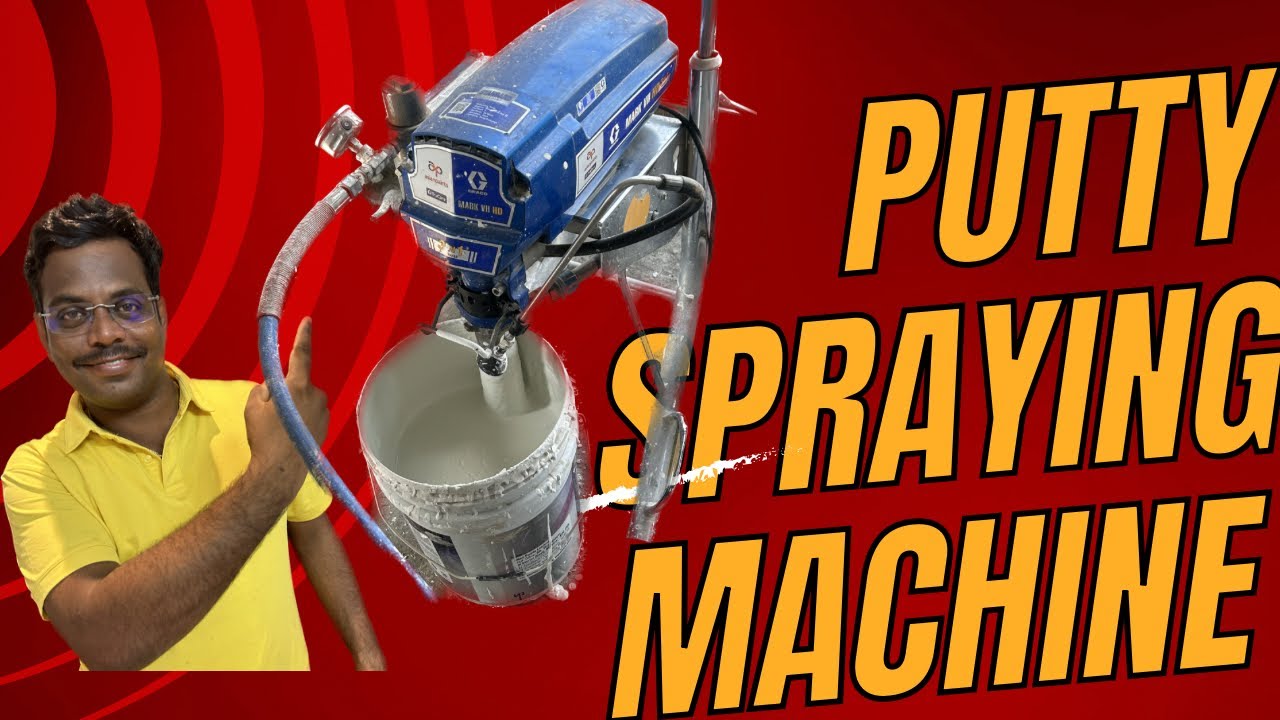 Putty spraying techniques - YouTube