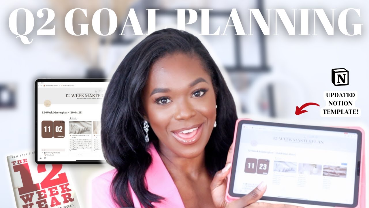 PLAN My 12-Week Year With Me! *Updated Notion Template* Q2 Goal ...